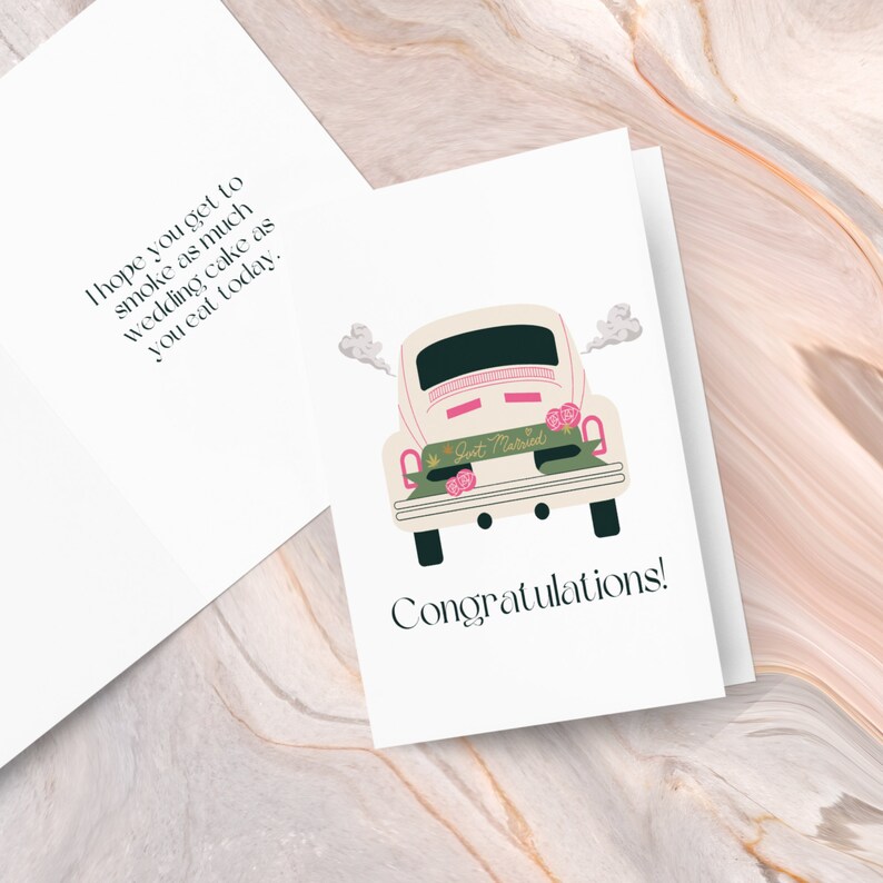 420 Wedding Card for Stoner Wedding Gift for Pothead Wedding Weed ...