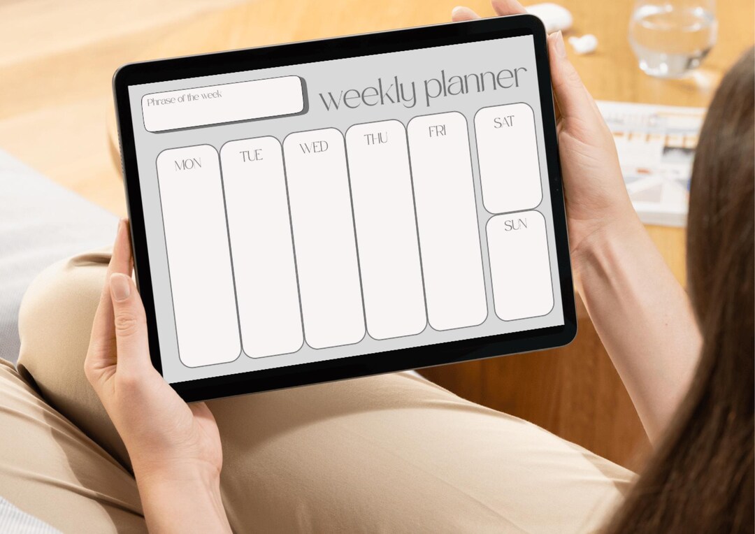 Weekly Planner Printable (bilingual EN + ES) | A4, A5, A3 + 70x50 Cm ...