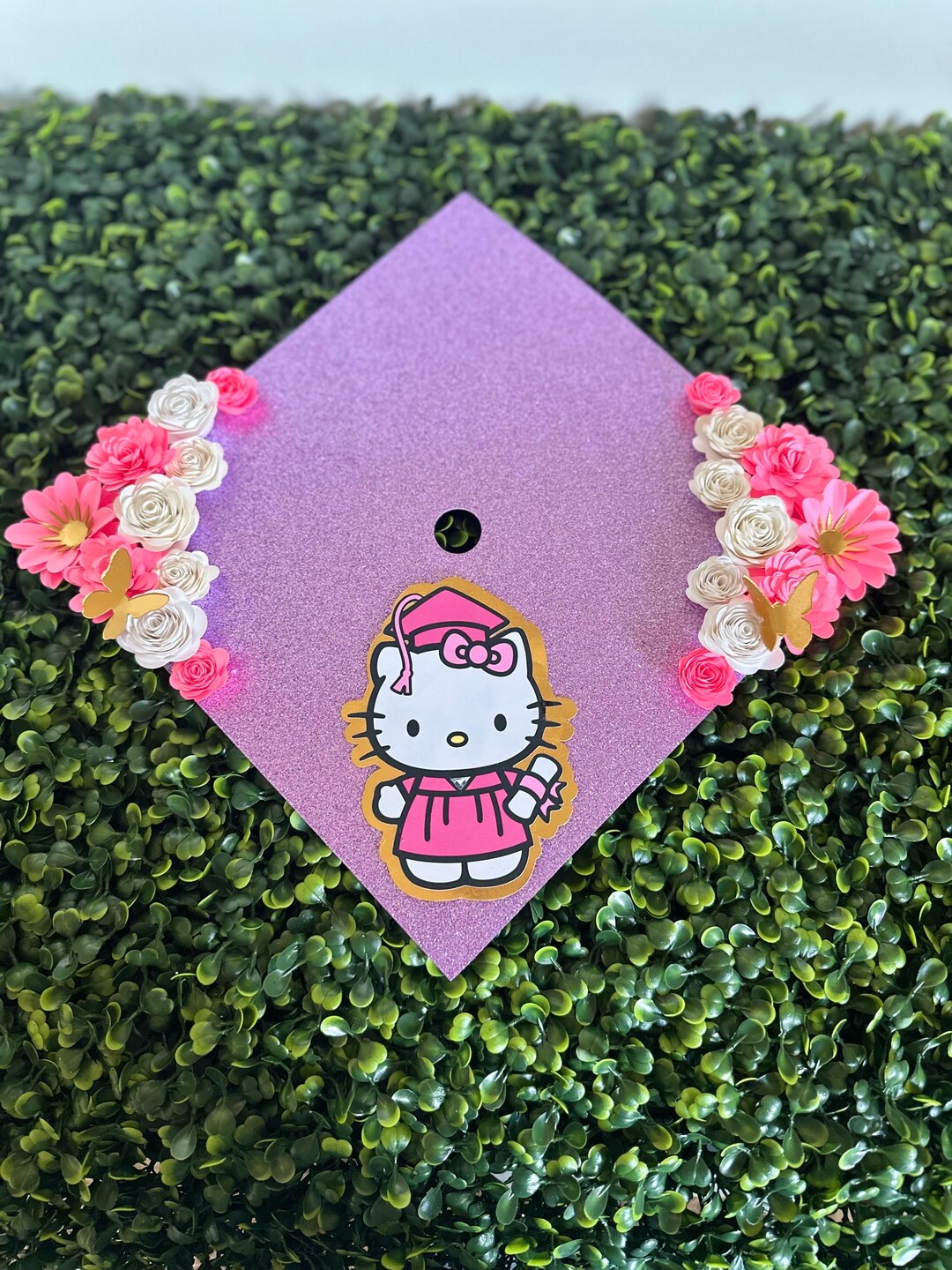 Hello Kitty Graduation Topper - Etsy