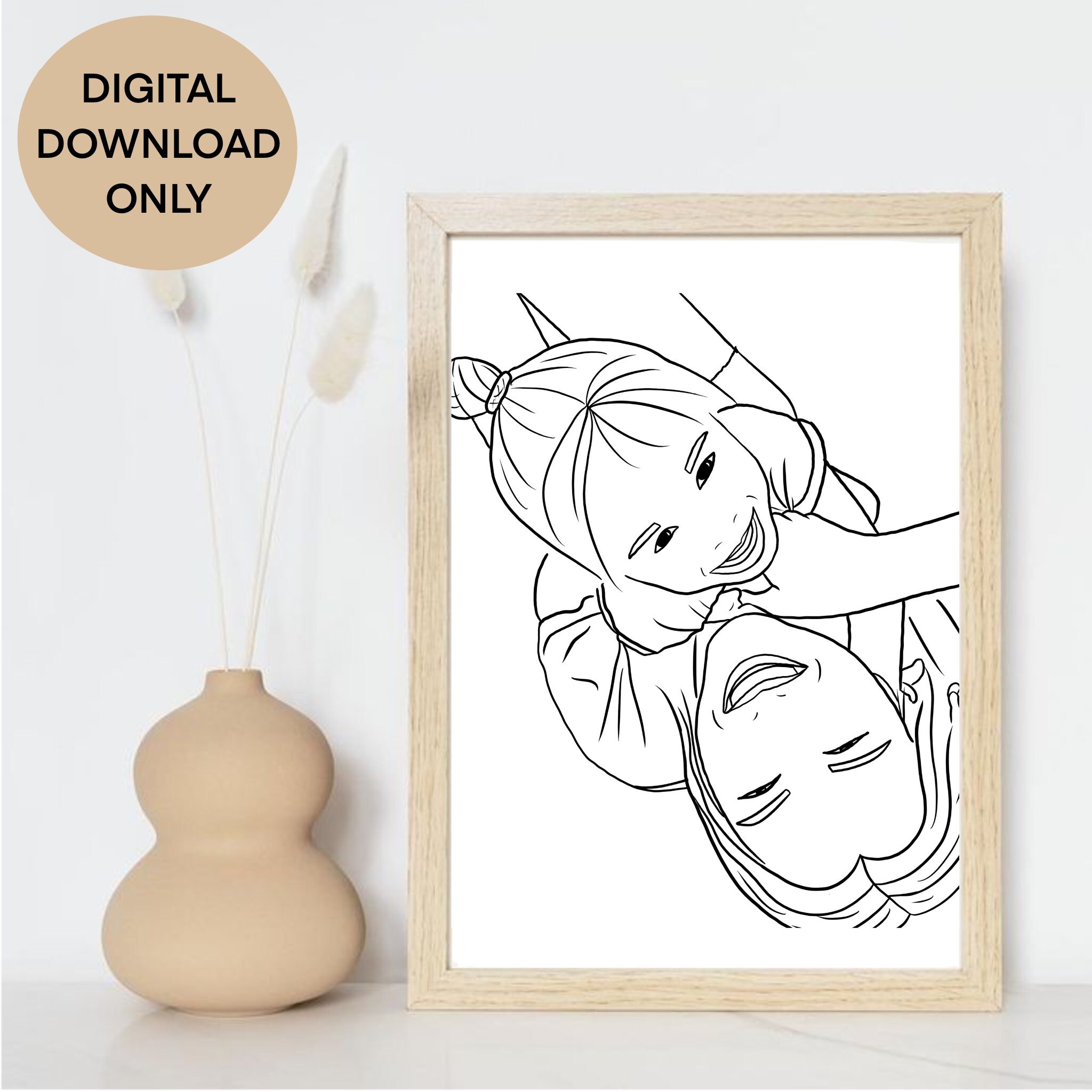 One Line Drawing, One Line Art, Custom Illustration, Custom Portrait ...