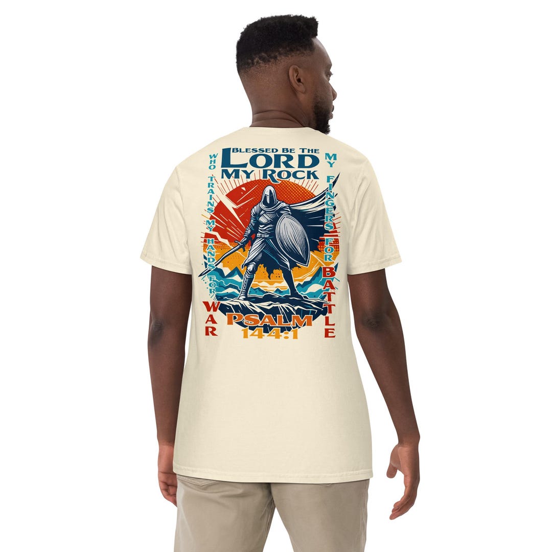 Psalm 144:1 - Bold and Edgy Christian Apparel - Blessed Be the Lord ...