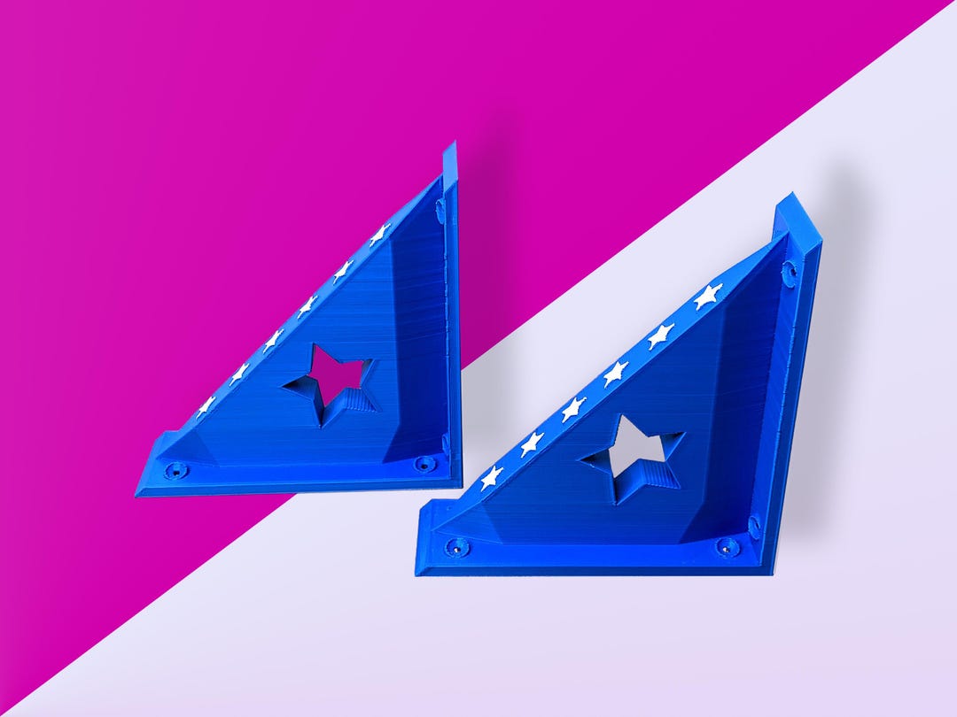 Celestial 6-inch Star Brackets Galaxy Wall Supports Space Theme Home ...