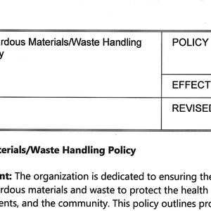 Hazardous Materials/waste Handling Policy - Etsy