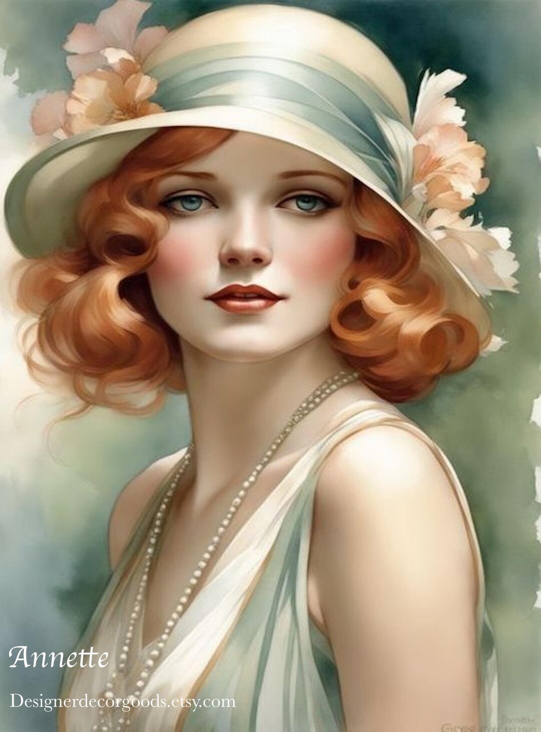 Annette | Designer Decor Goods Tissue Paper | Decoupage | 10" X 15 ...