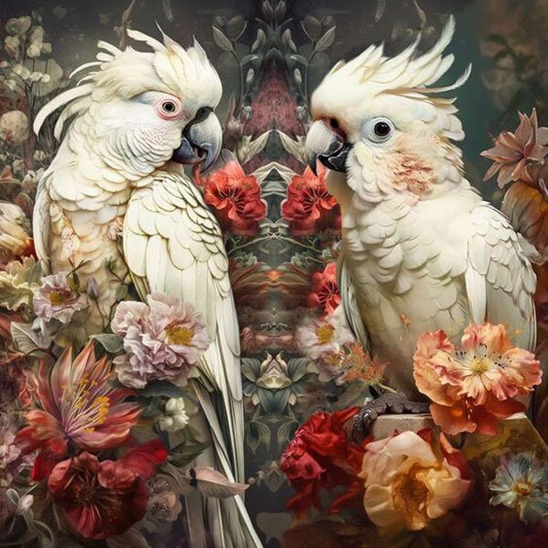 Curious Cockatoo Designer Decor Decoupage Tissue Paper. 18lb Paper ...