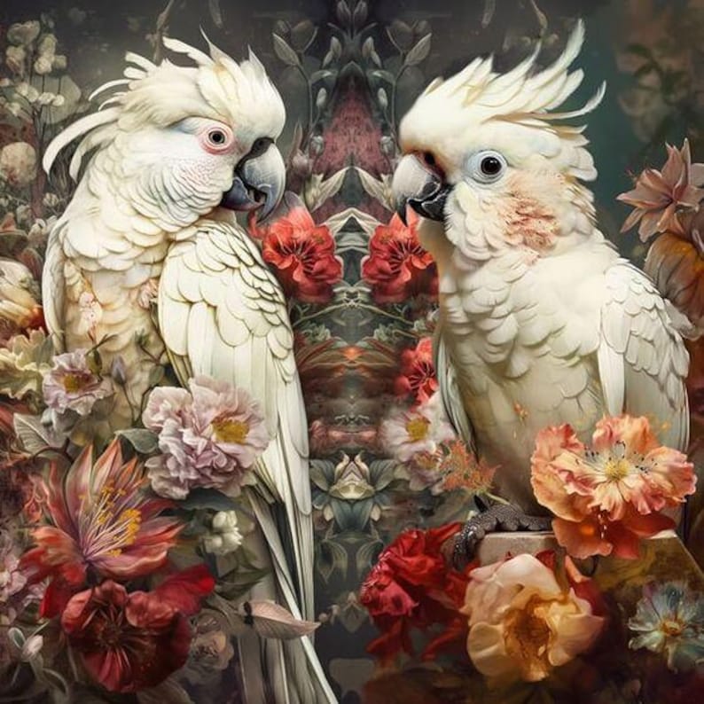 Curious Cockatoo Designer Decor Decoupage Tissue Paper. 18lb Paper ...