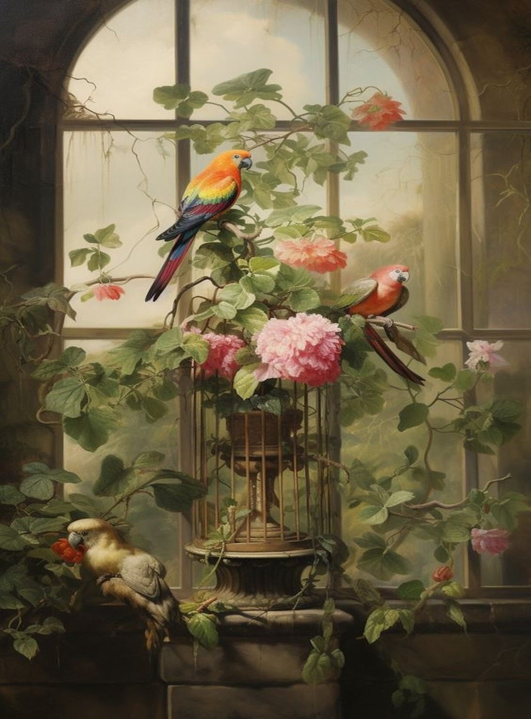 Aviary | Designer Decor Decoupage Tissue Paper | Birds | 18lb Paper ...