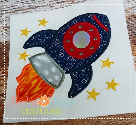 Embroidery Sewing & Needlecraft Craft Supplies & Tools Applique Rocket ...