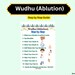 Wudhu Steps Ablution Step by Step, Islamic Digital Printable, Perfect ...