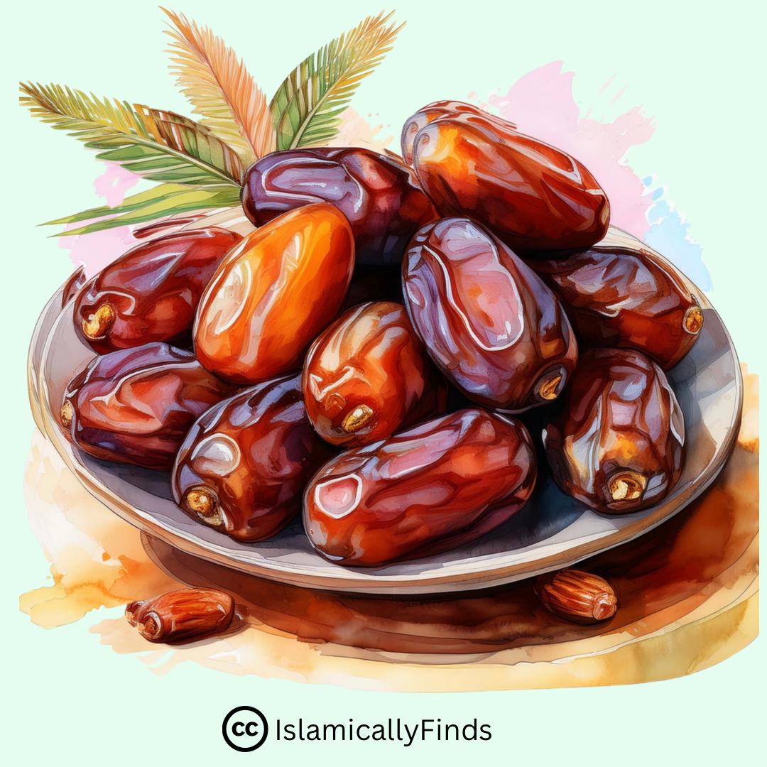 Islamic Food Clip Art Collection Watercolor PNG and SVG Files ...