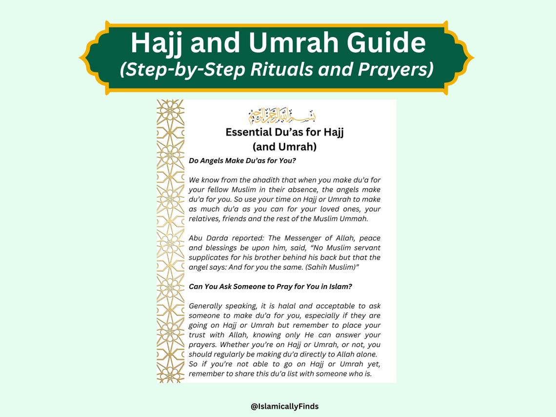 Step-by-step Hajj and Umrah Guide Comprehensive Pilgrimage Instructions ...