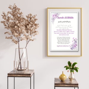 Qul Surahs Wallart Quran Set of 3 Muslim Posters Printable Islamic ...
