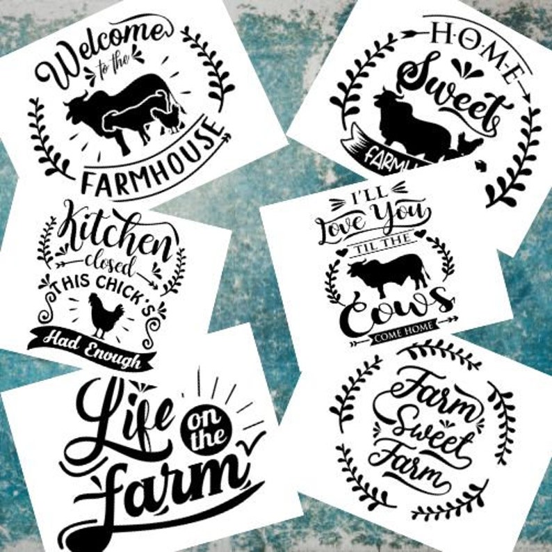 Classic Farmhouse Printable Signs - Printable Wall Decor - Sweet ...