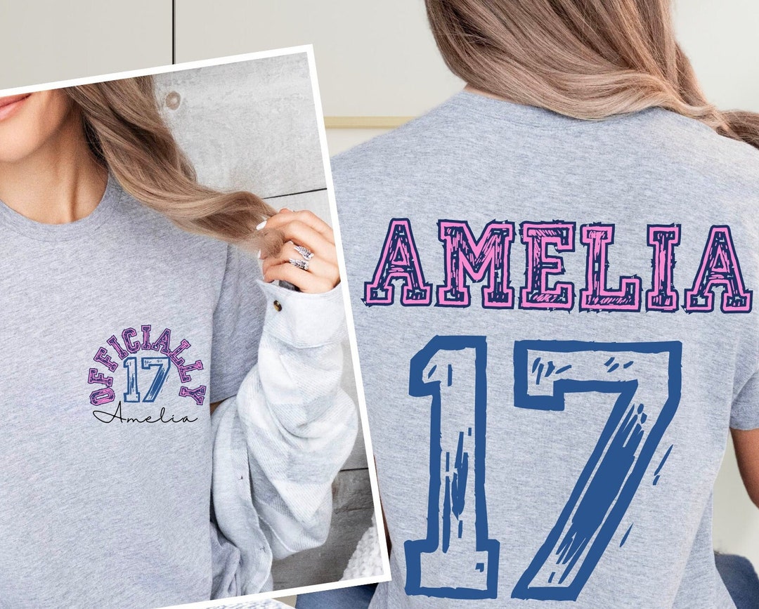15th Birthday Girl Outfit, Personalized Tshirt for Teenage Girl Gift ...