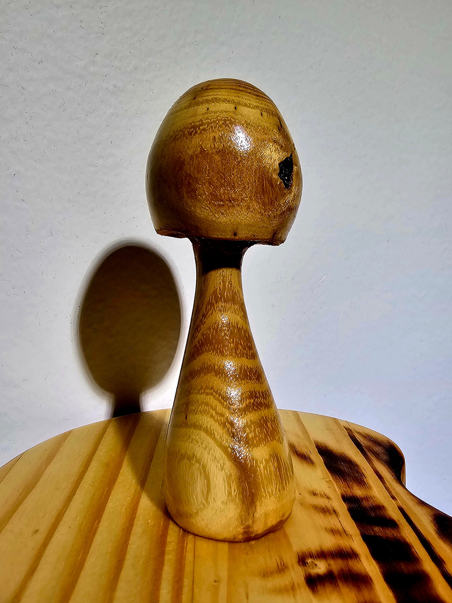 Hand Carved Black Locust Mushroom , Naturally Uv Reactive - Etsy