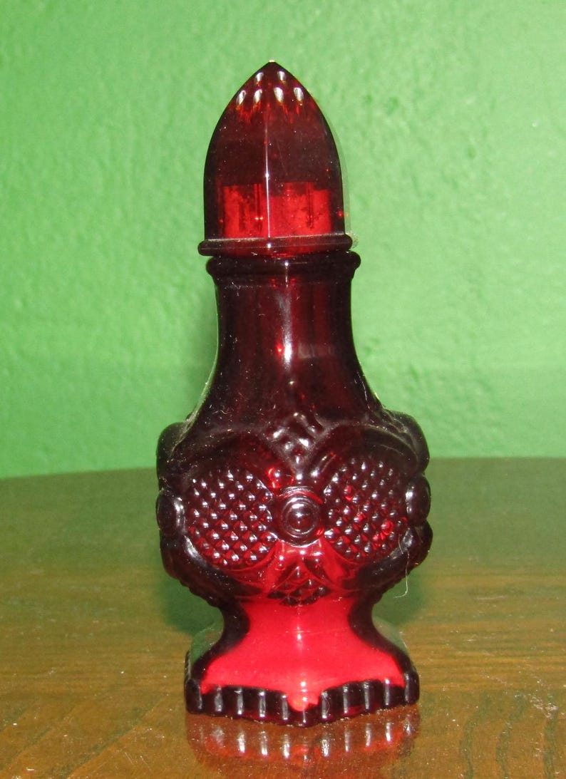 1876 Cape Cod Collection by Avon Ruby Red Glass - Etsy