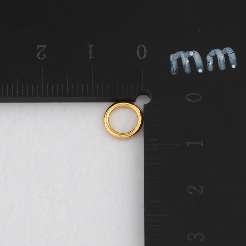 10pcs 24K Gold Filled Jump Rings,gold O Shaped Open Jump Ring,gold ...