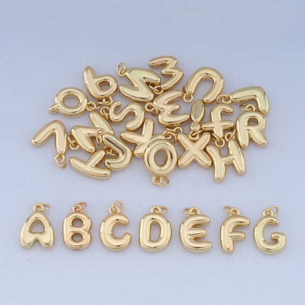 Initial Charm - Etsy