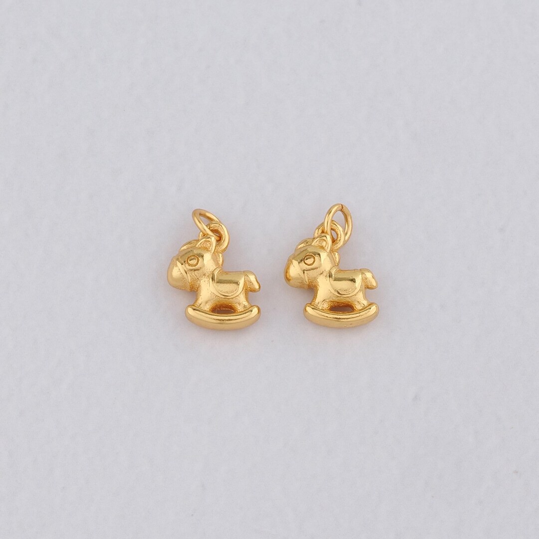 24K Gold Filled Trojan Horse Pendant,gold Trojan Horse Charm Bracelet ...
