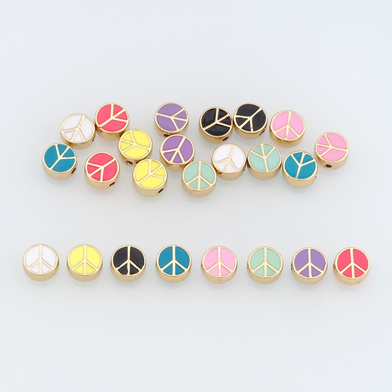 Peace Charm Bracelet - Etsy