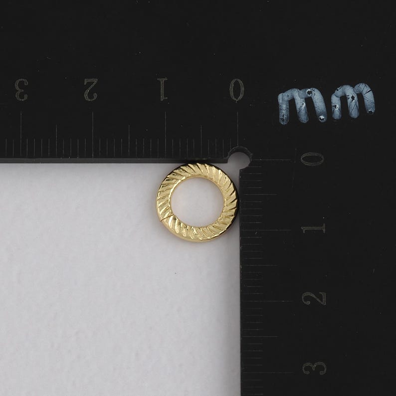 10PCS 18K Gold Filled Jump Rings,gold O Shaped Open Jump Ring,gold ...