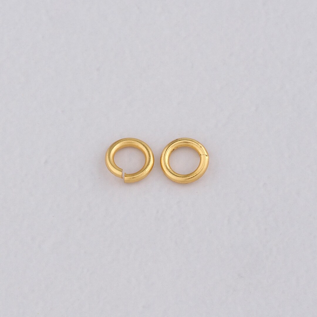 10pcs 24K Gold Filled Jump Rings,gold O Shaped Open Jump Ring,gold ...