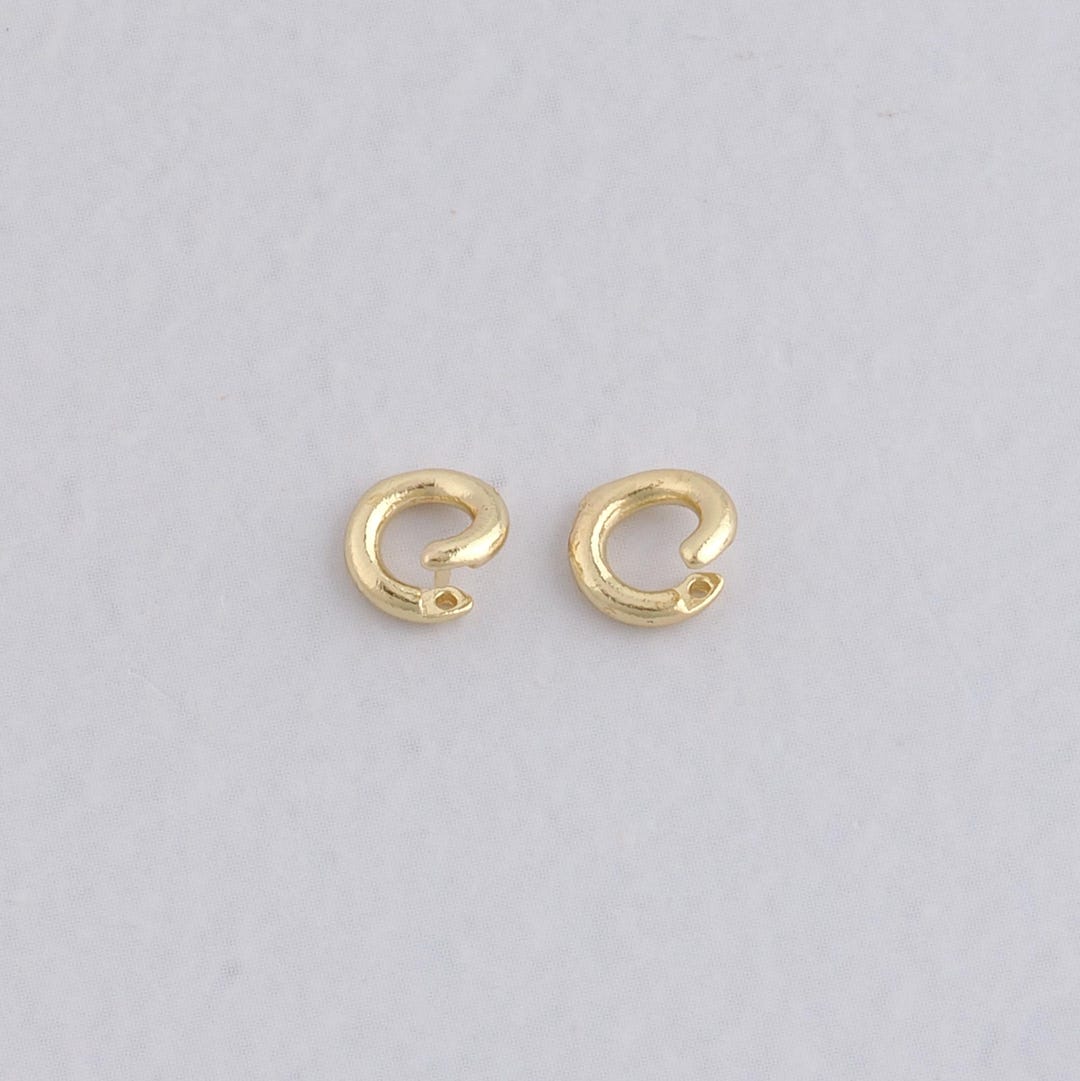 50pcs 18K Gold Filled Jump Rings,gold O Shaped Open Jump Ring,gold ...