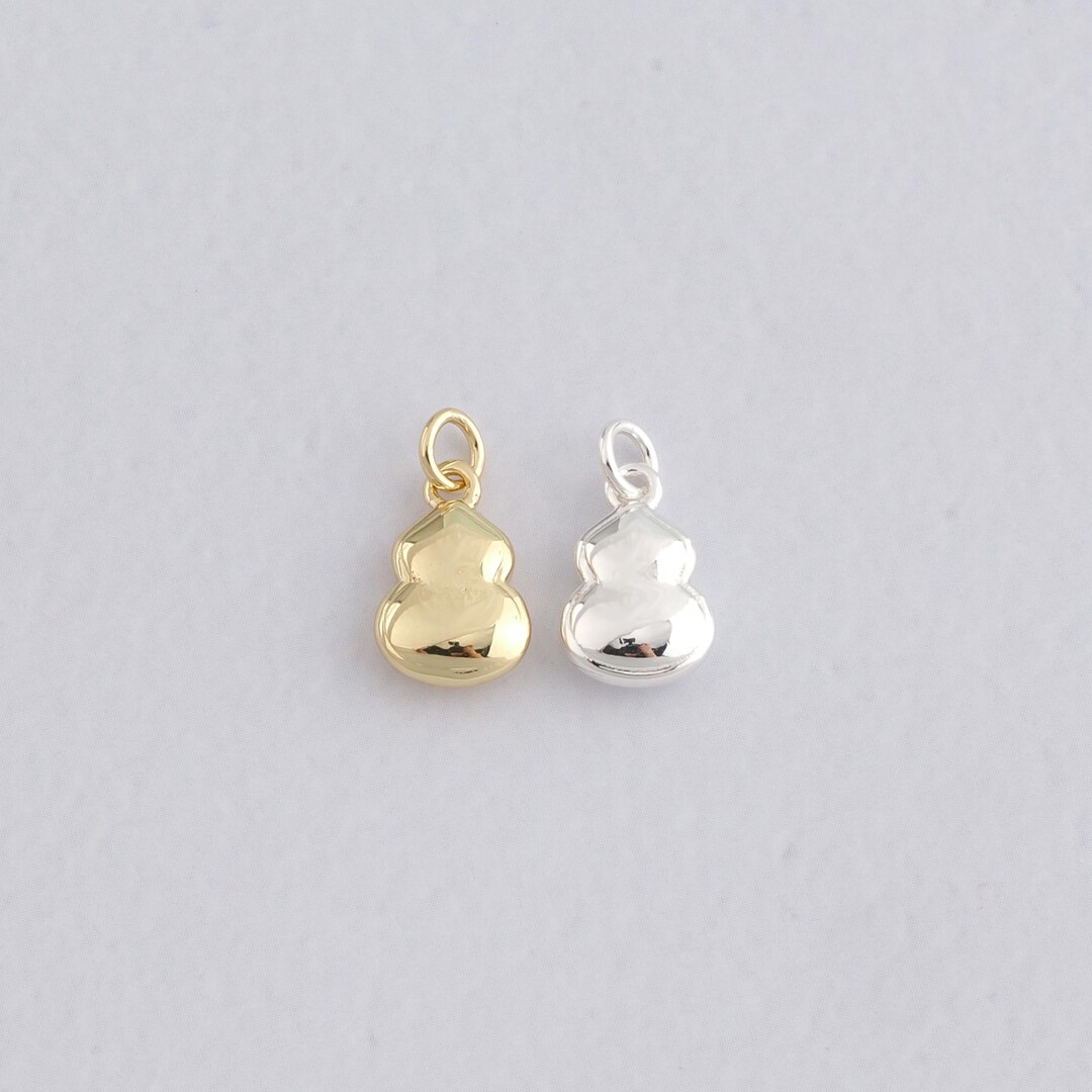 18K Gold Filled Gourd Pendant,dainty Gourd Charm Bracelet Necklace for ...