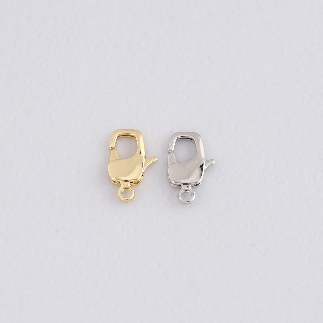 18K Gold Filled Lobster Clasp,push Gate Clasp,oval Spring Clasp for DIY ...