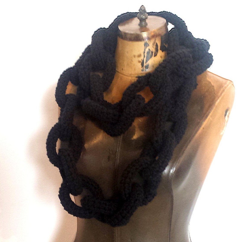Crochet Chain Scarf - Etsy