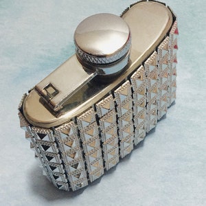 Studded Mini Flask Pyramid Studded Stainless Steel Punk Rock 4 or 6 ...