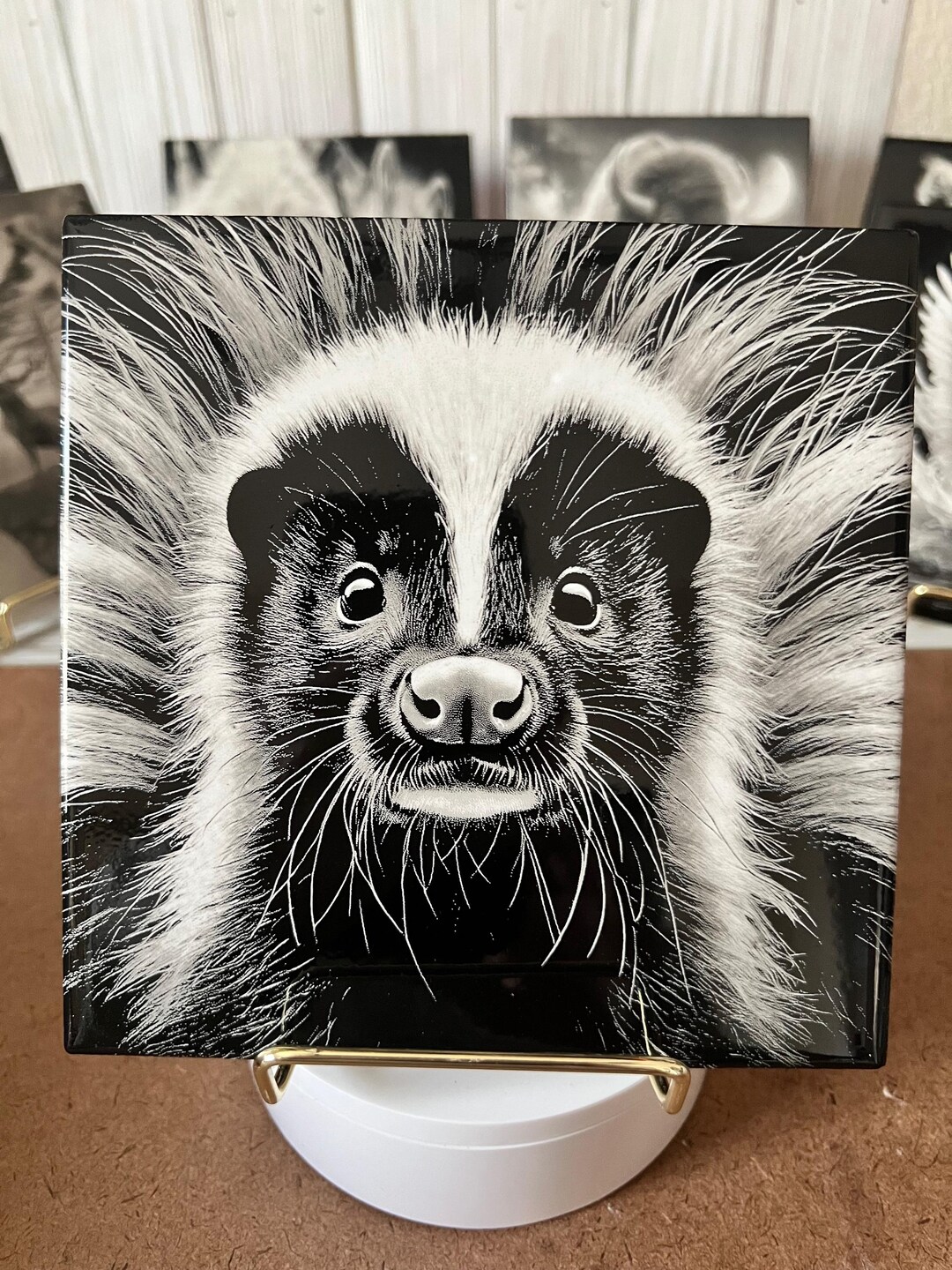 Laser Engraved Ceramic Tile- Animals Series 1 - Etsy