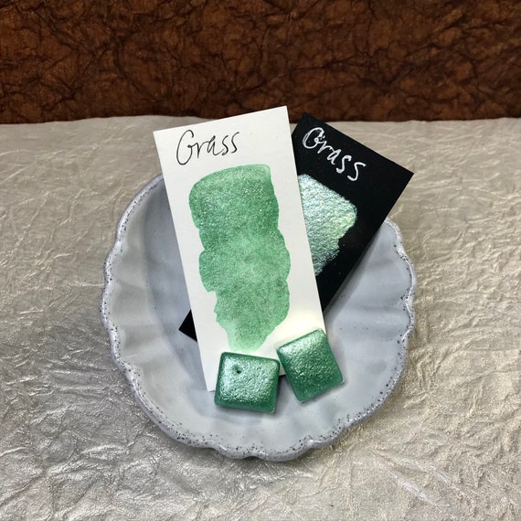 Grasshandmade Watercolor Paint-half - Etsy