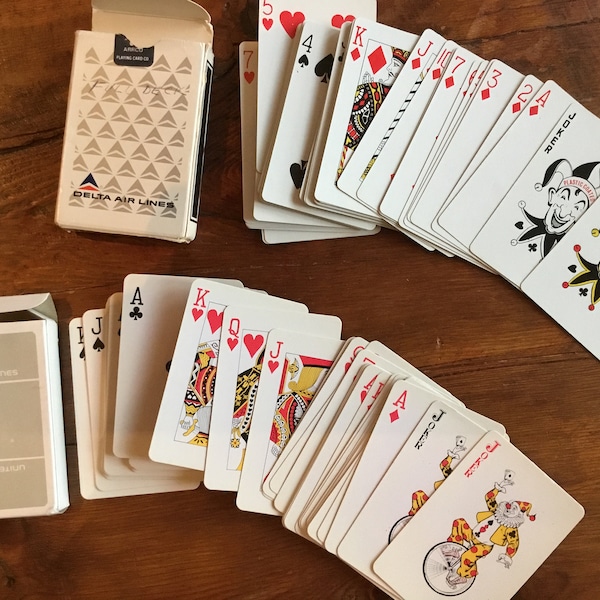 Delta Airlines Playing Cards - Etsy