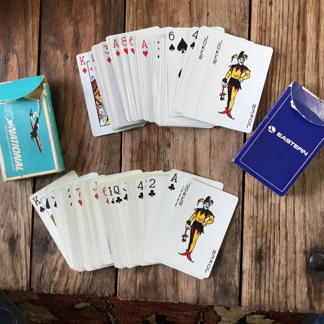 Vintage Airline Items, Vintage Airline Playing Cards, Eastern Air Lines ...