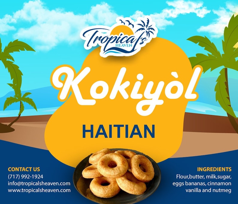 Ready-to-eat Authentic Haitian Kokiyòl,gourmet Sweet Donuts,traditional ...