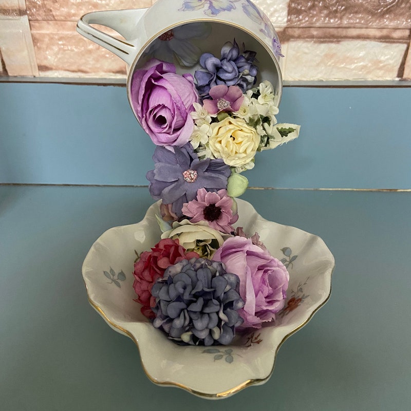 Teacup Centerpiece - Etsy