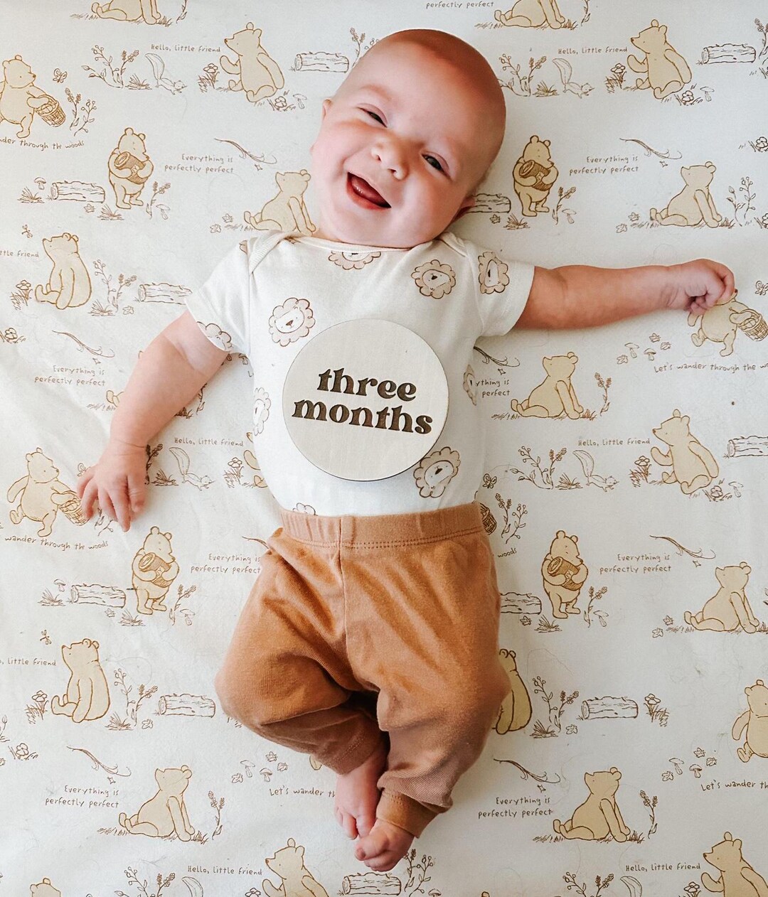 Retro Monthly Milestones Baby Gift Newborn Photography Baby's First ...