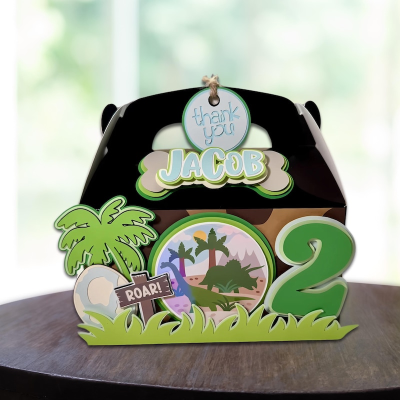 Dinosaur Theme Party Box - Etsy