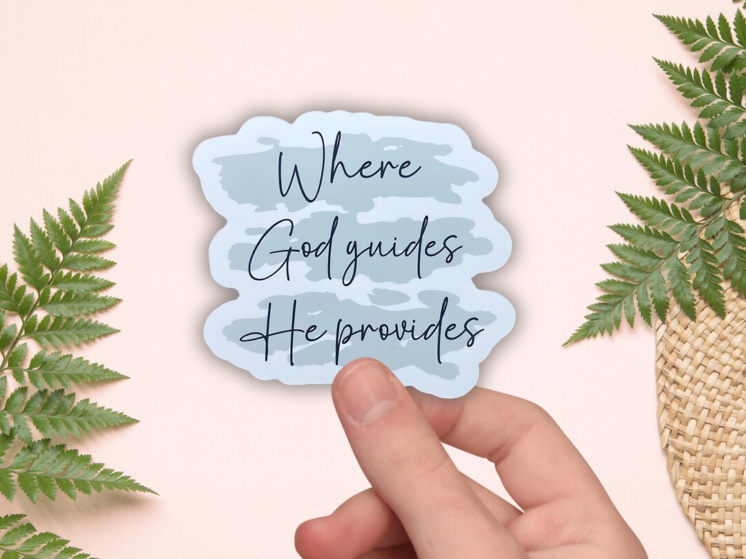 Custom Notebook Stickers, God Sticker, Christian Stickers, Die-cut ...