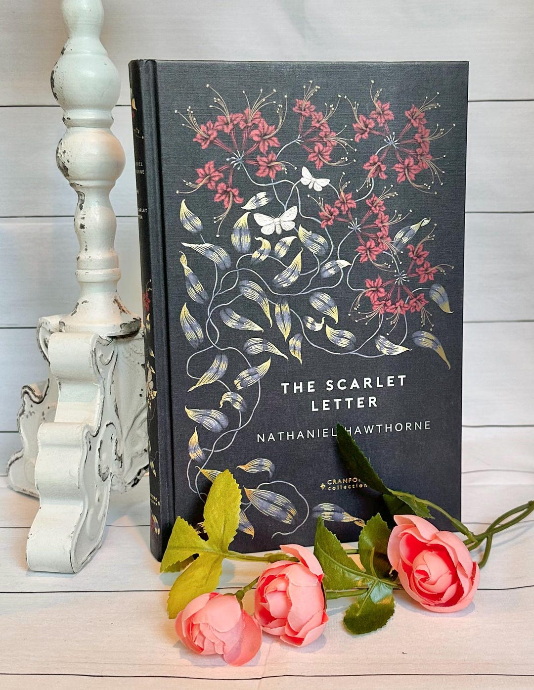 The Scarlet Letter by Nathaniel Hawthorne | Beautifully Adorned Gold ...