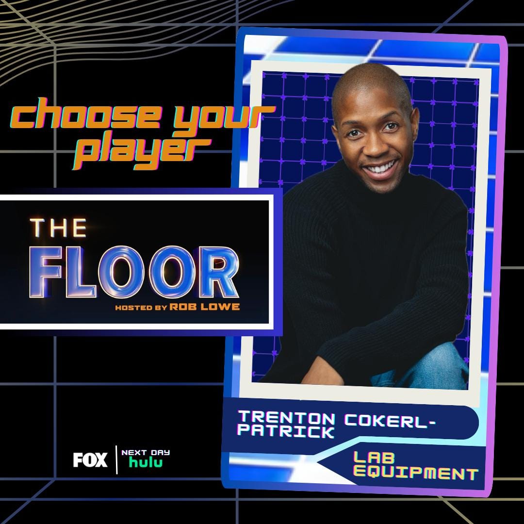 The Floor Custom Game Show Player Card Rob Lowe - Etsy