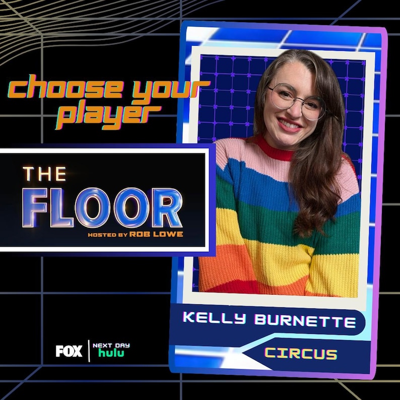 The Floor Custom Game Show Player Card Rob Lowe - Etsy