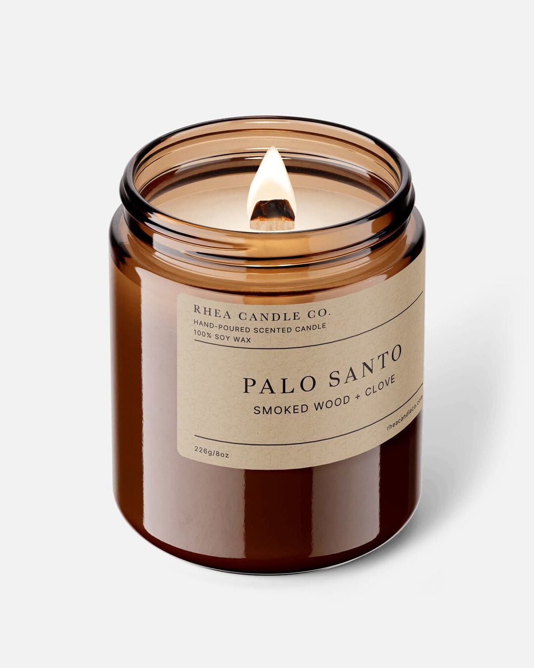 Palo Santo Candle Smoked Wood Clove - Etsy