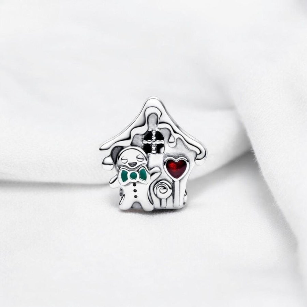 Gingerbread House Charm, Cute Holiday Charm, Christmas Gifts, Handmade ...