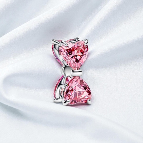 Pandora Pink Bows - Etsy UK