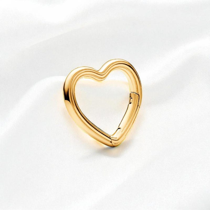 Heart Openable Charm - Etsy