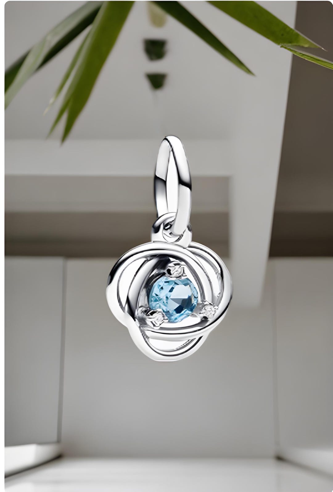 March Birthstone Charm, March Charm, Birthday Charm, Silver Birthstone ...