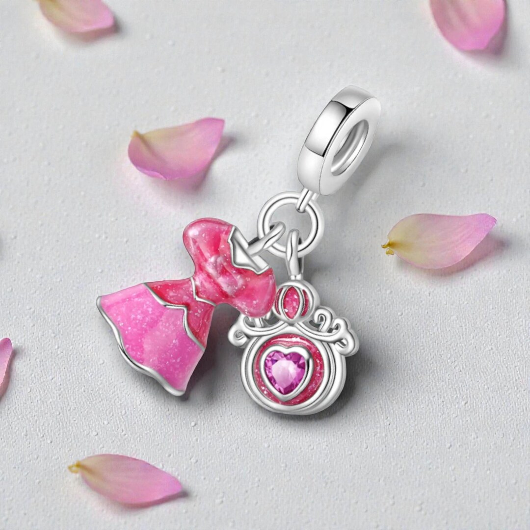Barbie Dress Charm, Dress Dangle Charm, Barbie Jewellery, Heart Locket ...
