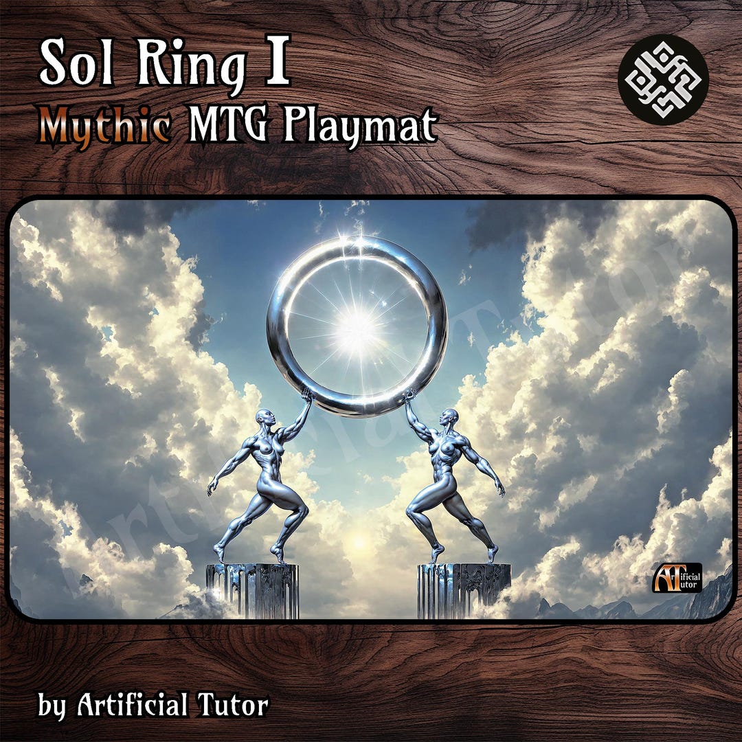 Sol Ring L - 24"x14" - *MYTHIC* MTG Playmat or Board Game Mat for TCG ...